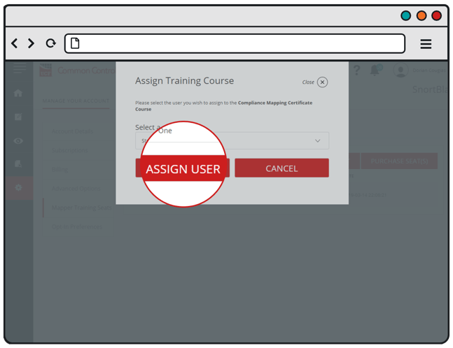 How do I assign a training seat?